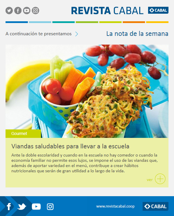 Viandas Saludables Para Llevar A La Escuela Revista Cabal